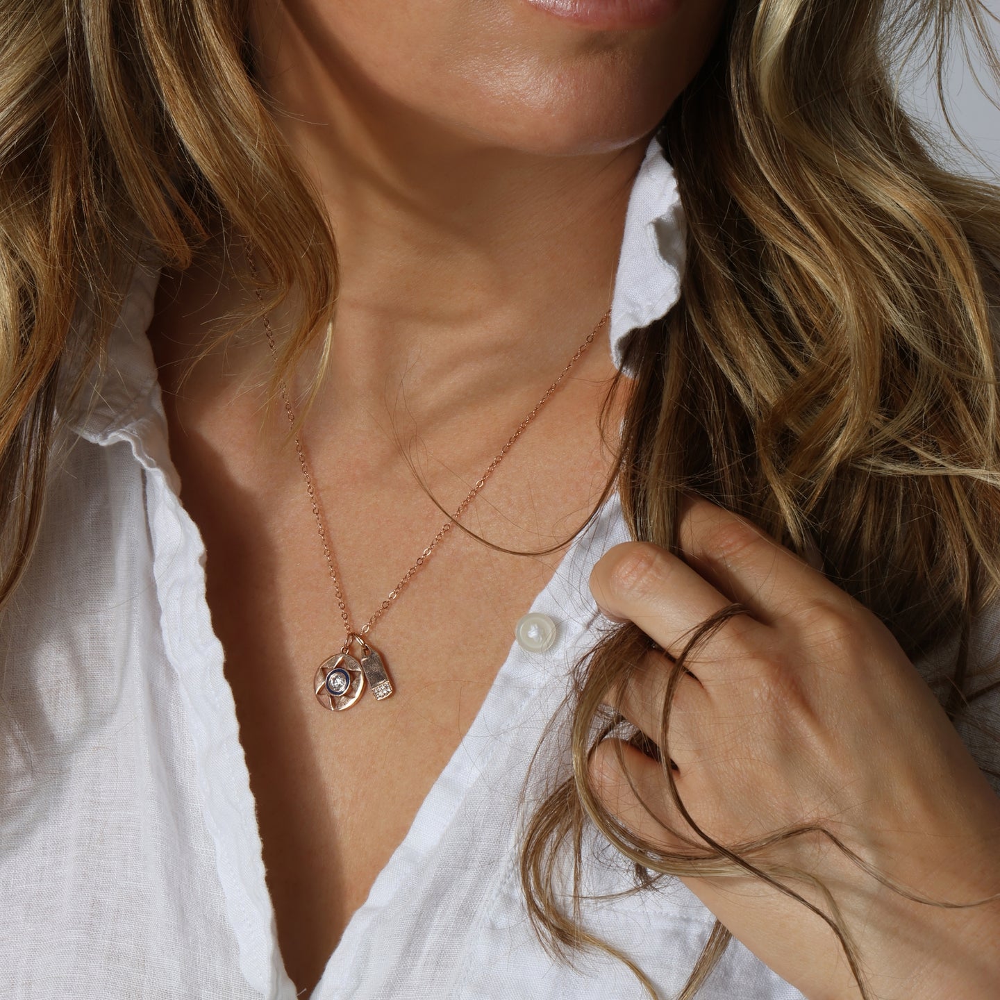 Diamond Tag Necklace – We Live On Jewelry